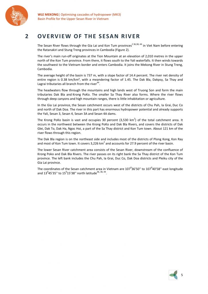 Basin profile of the upper Sesan river in Viet Nam - VIỆN KHOA HỌC KỸ ...